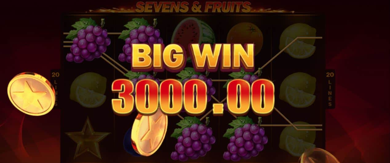 Păcănele 777 Sevens And Fruits 20 lines